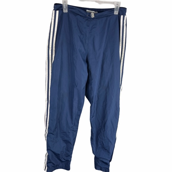 adidas | Pants | Adidas Y2k Athletic Navy Track Pants Joggers Pull On ...